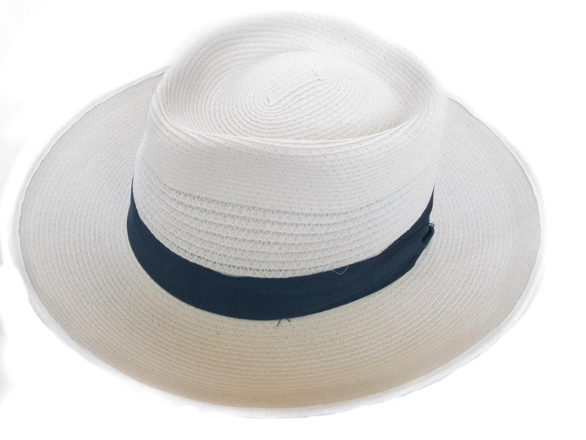 Akubra Country Club White Straw Hat